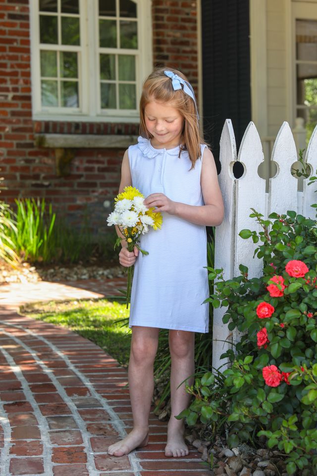 Nora Dress - Light Blue Stripe – Andy & Ruthie